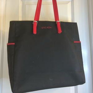 Escada Bags | 5xhp Woven Leather Tote Xtra Information | Poshmark